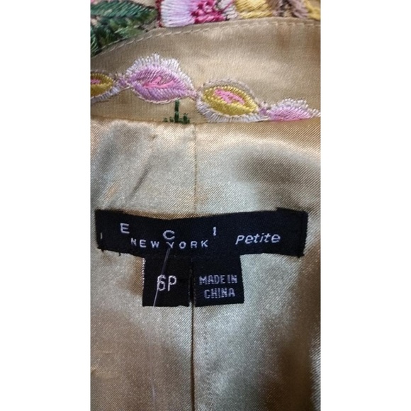 ECI | Skirts | Eci New York Floral Embroidered 6p Skirt Suit | Poshmark